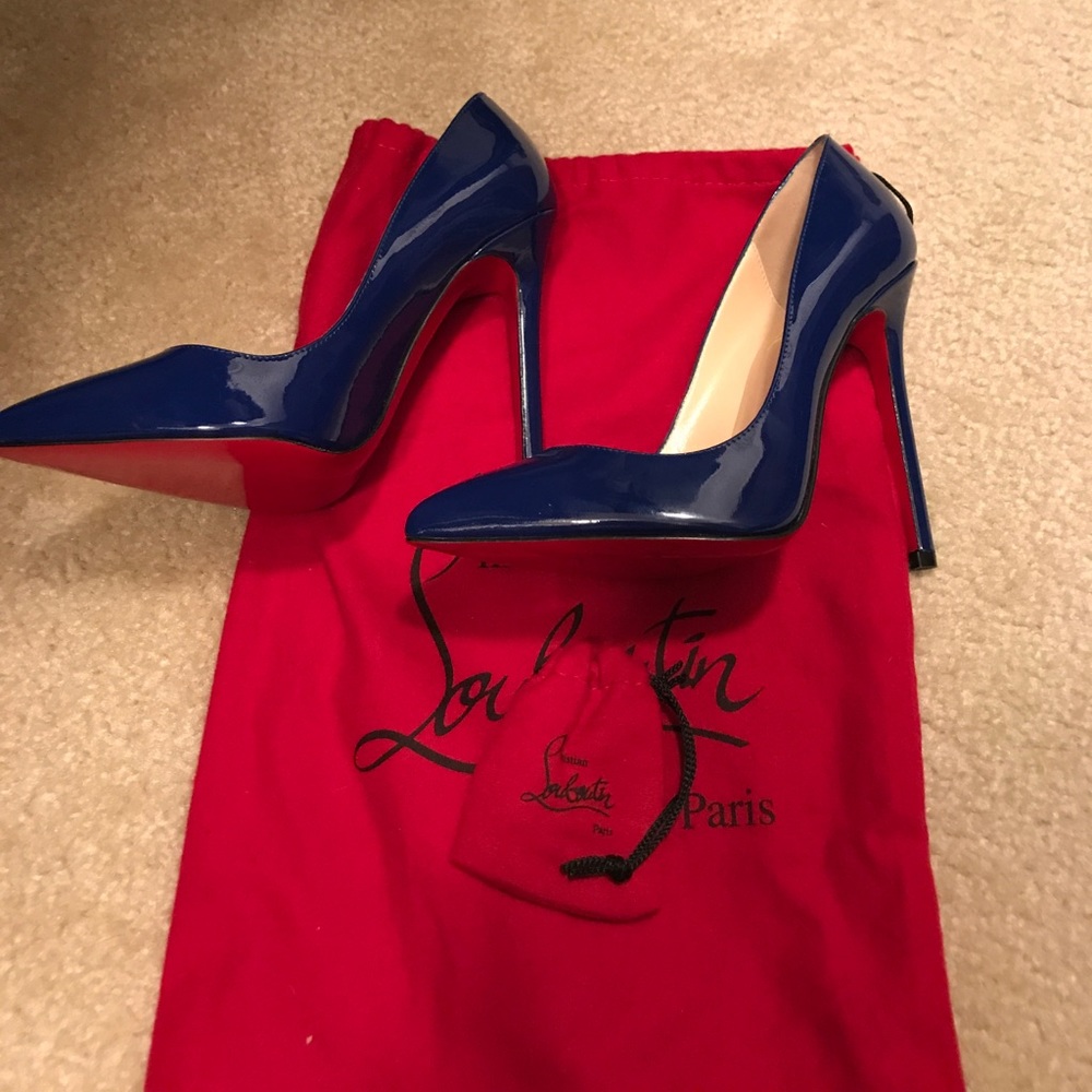 Christian Louboutin Pigalle In Neptune - Gem